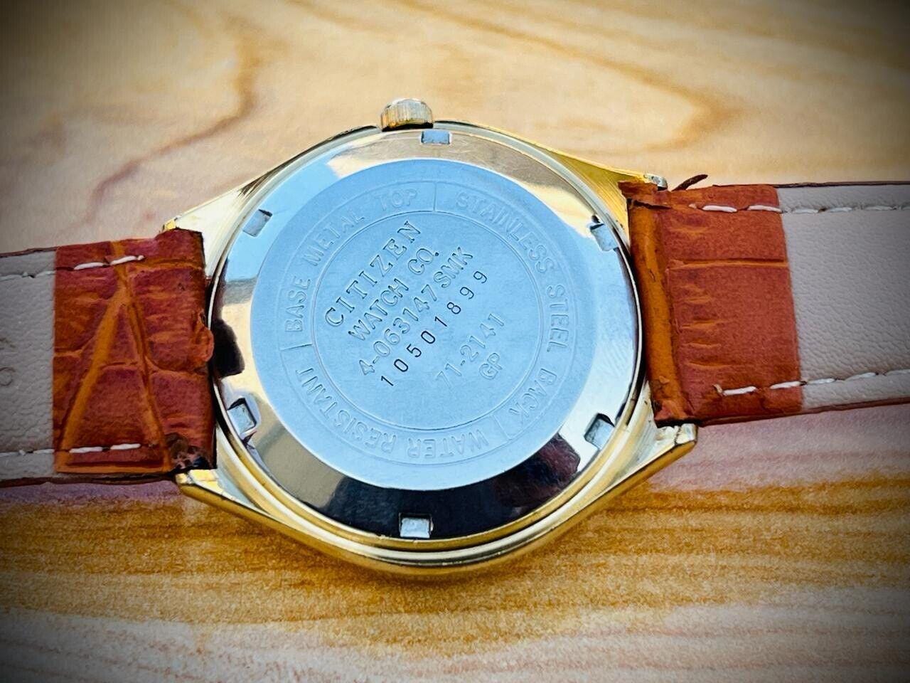 Vintage Citizen Stunning Diamond Dial Automatic Mens Watch 37mm Perfect ...