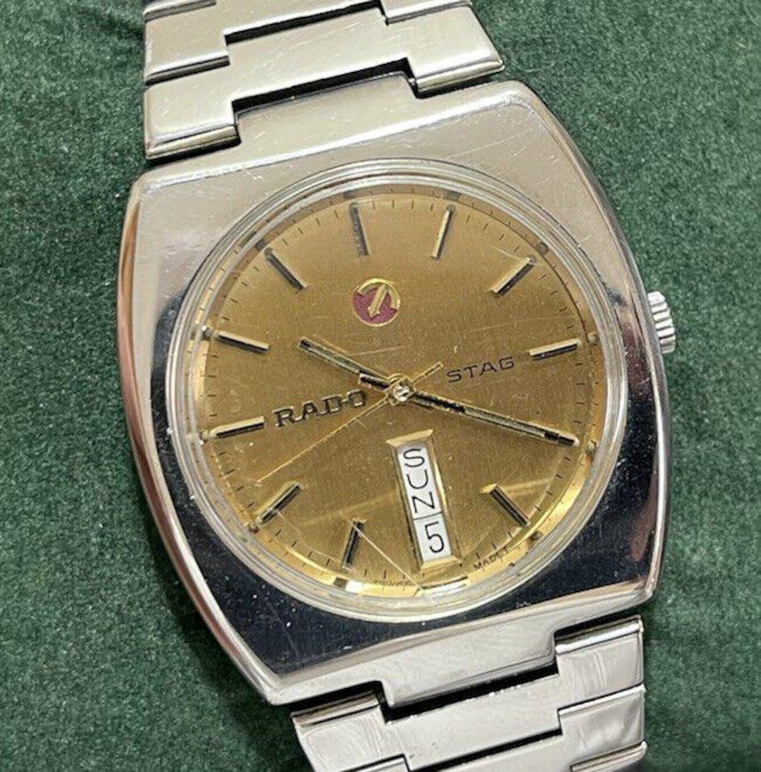 Vintage Rado STAG Automatic Gents Watch, 35mm Dress Watch, Swiss Made ...
