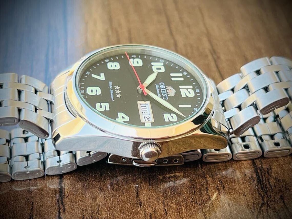 Vintage Orient 3 Star Automatic Black Dial Mens Japan Watch 39mm - Etsy