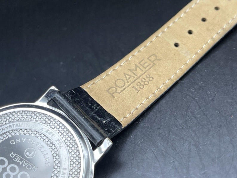 NOS Roamer Sapphire Quartz Gents Watch, Swiss Made, Date - Etsy