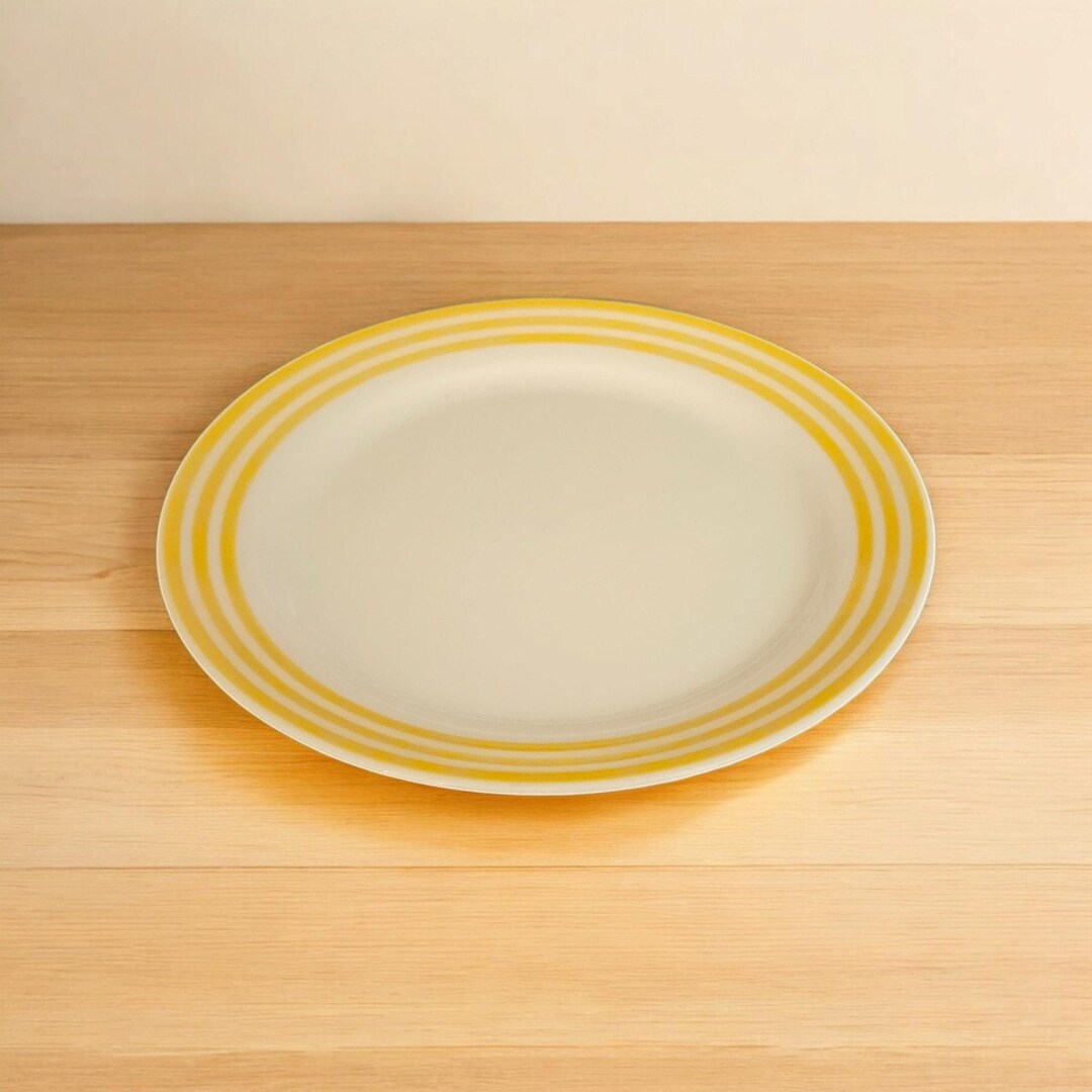 Vintage Corelle Citrus Yellow Rainbow 10 Inch Dinner Plate - Etsy