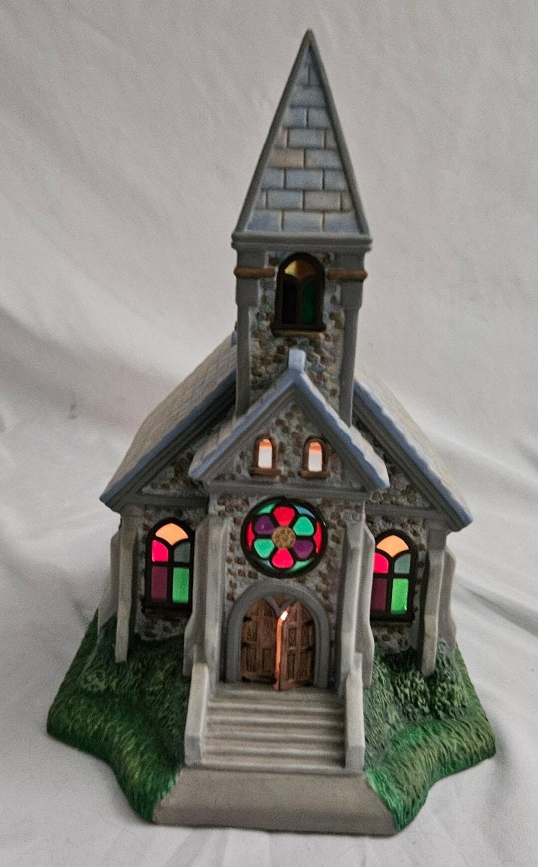 Partylite the Church Old World Village Tealight Votive Candle Holder ...
