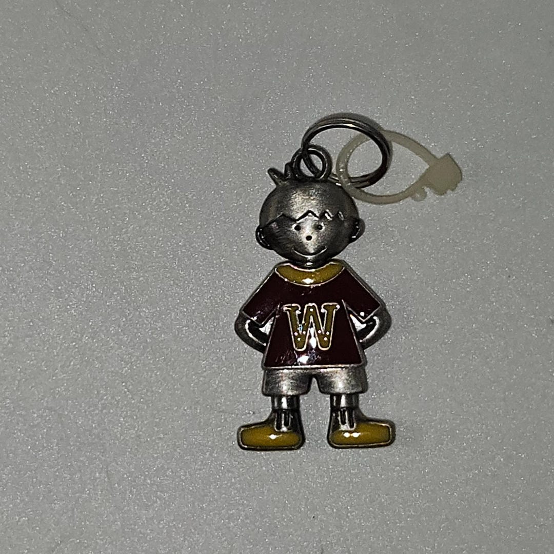 Boy Shaped Initial Charm w by Ganz 1.33 Inch New - Etsy