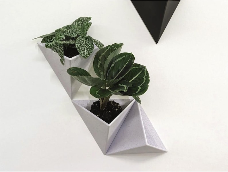 Triangular Wall Planter - Etsy