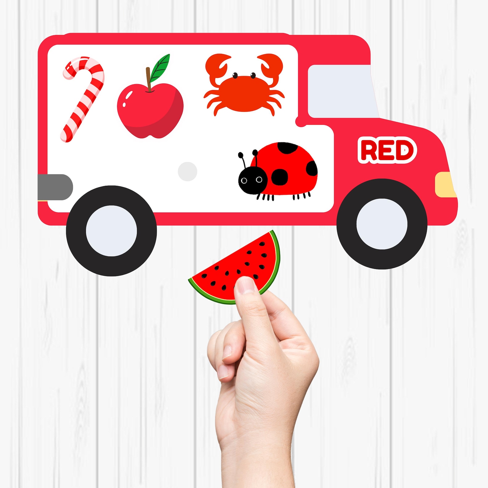 Color Sorting Game, Matching Colors, Toddler Busy Book Printable Color ...