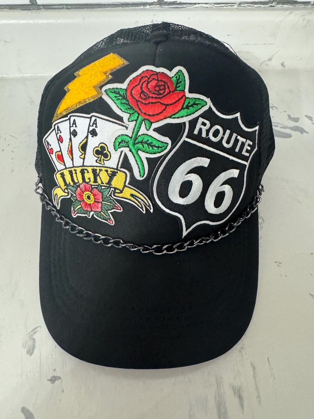 Route 66 Trucker Hat - Etsy
