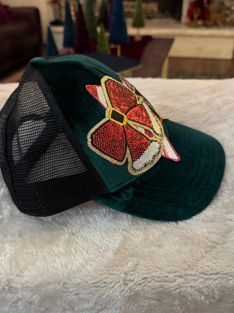 Forest Green Velvet Trucker Hat - Etsy