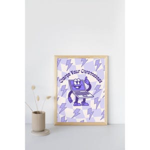 Charge Your Chromebook Retro Classroom Poster, Bulletin Board Kit ...