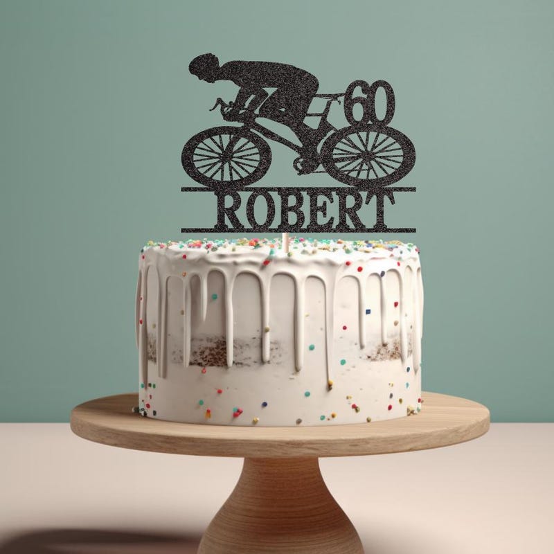 Bicycle Cake Topper - Etsy Australia