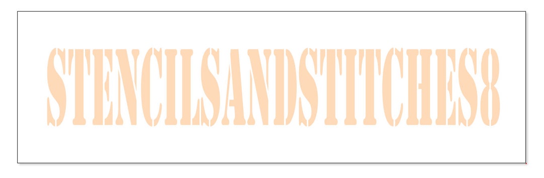 Custom Stencils - Etsy