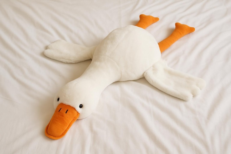 Giant Plush Goose Toy: 52-inch Oversized Stuffed Animal - Etsy