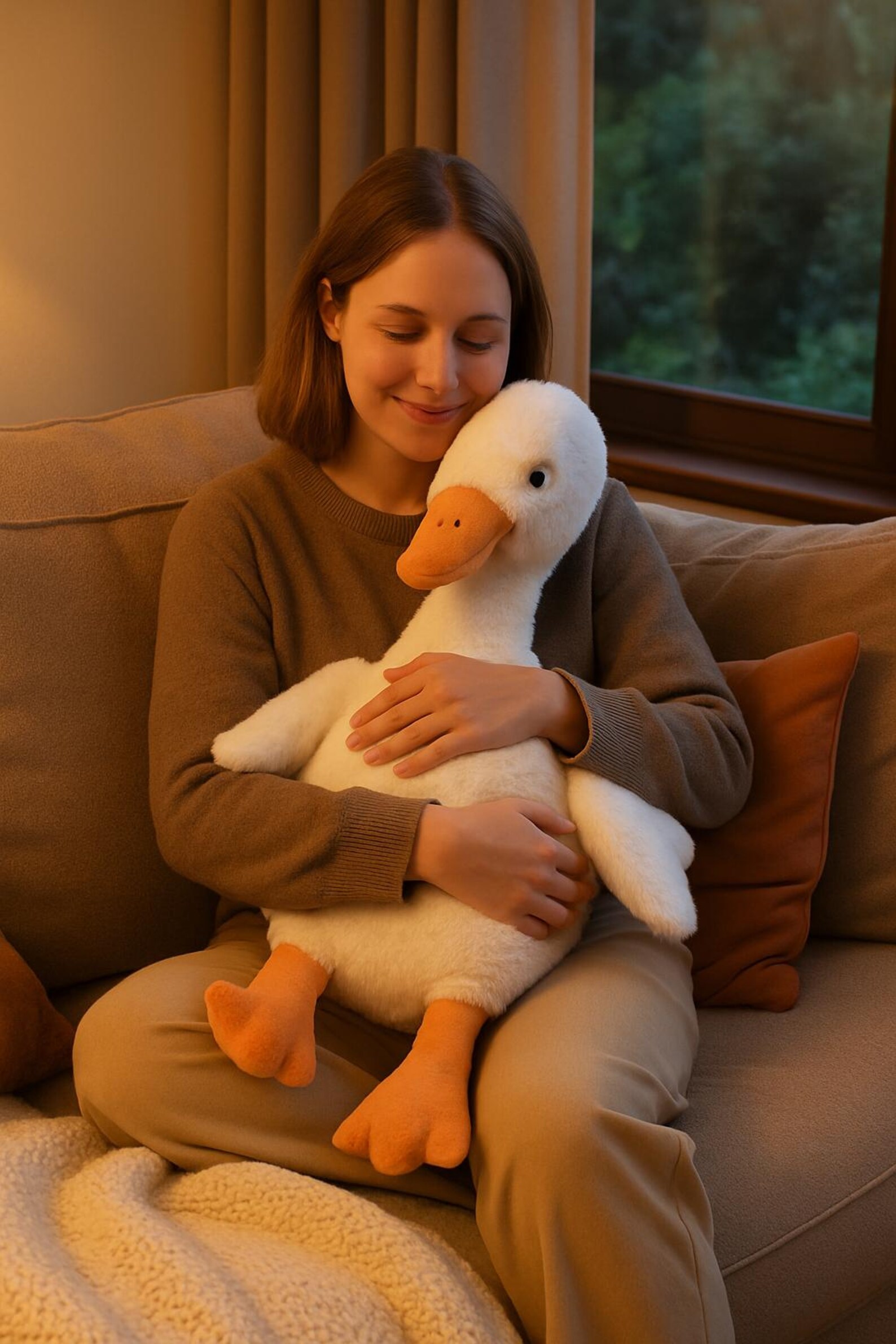 Duck Plush/plush Toy/goose Plush/duck Plushie/duck Love/goose Stuff ...