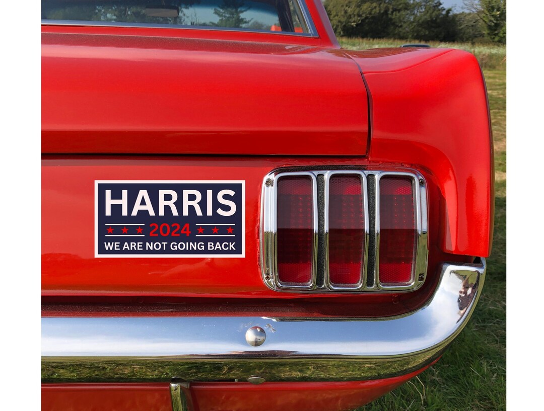 Kamala Harris Bumper Sticker for 2024 Election Campaign, Vinyl ...