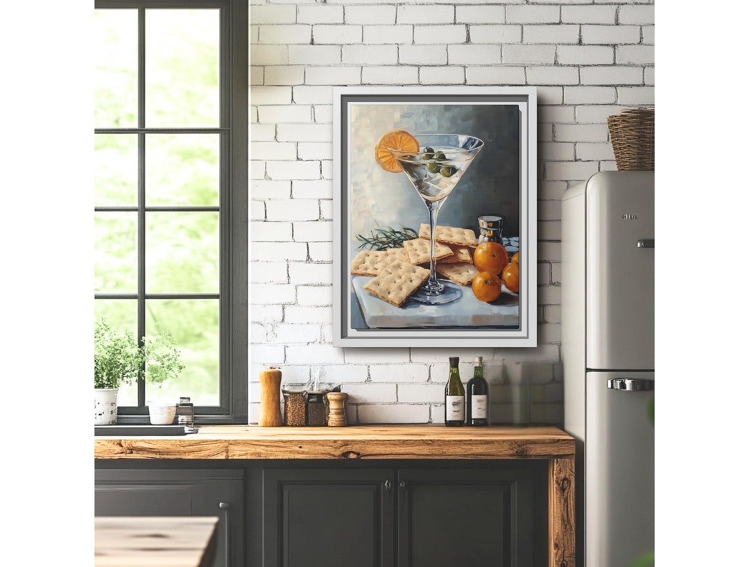 Cocktail Wall Art, Martini Wall Art Print, Bar Decor, Kitchen Wall Art ...