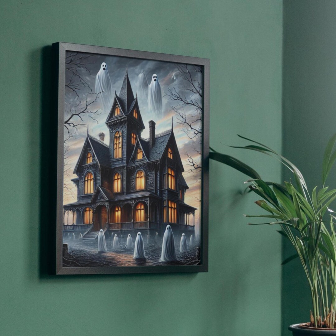 Ominous Forest House: Ghosts Mystical Night Halloween a Witch Download ...