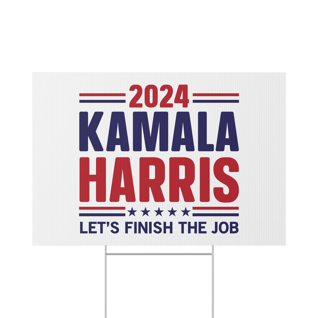 Kamala Harris Yard Sign, Political Yard Sign, Election Campaign Decor ...