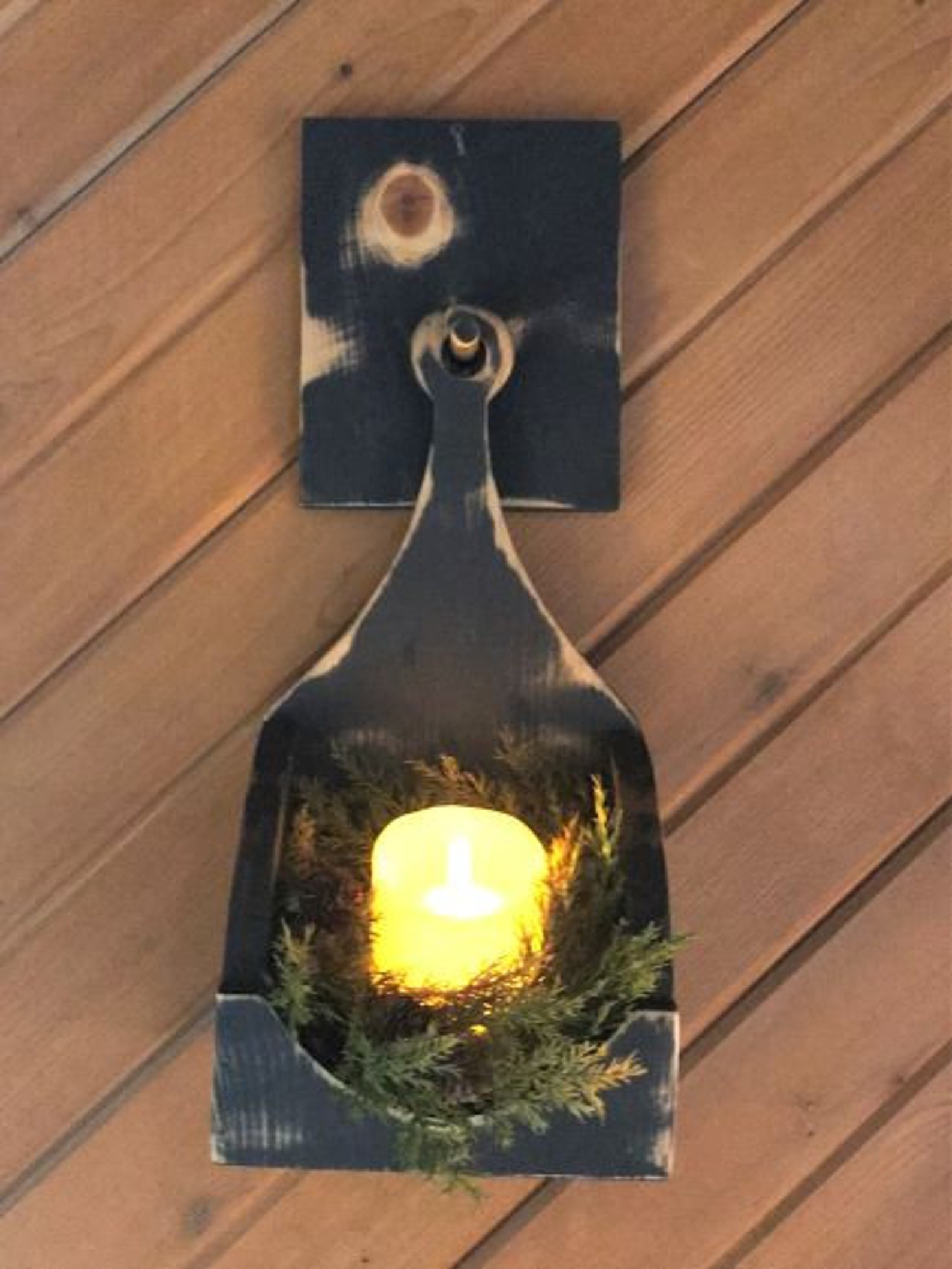 Early Colonial Primitive Candle Box Sconce W/one Peg Rack - 2 Piece Set ...