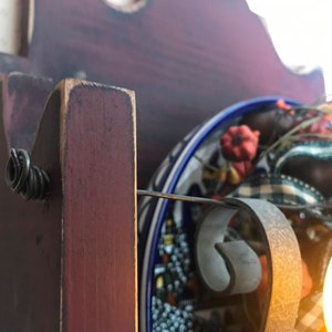 Colonial Bowl Plate Rack Keep - Primitive Rustic Wood or Early American ...