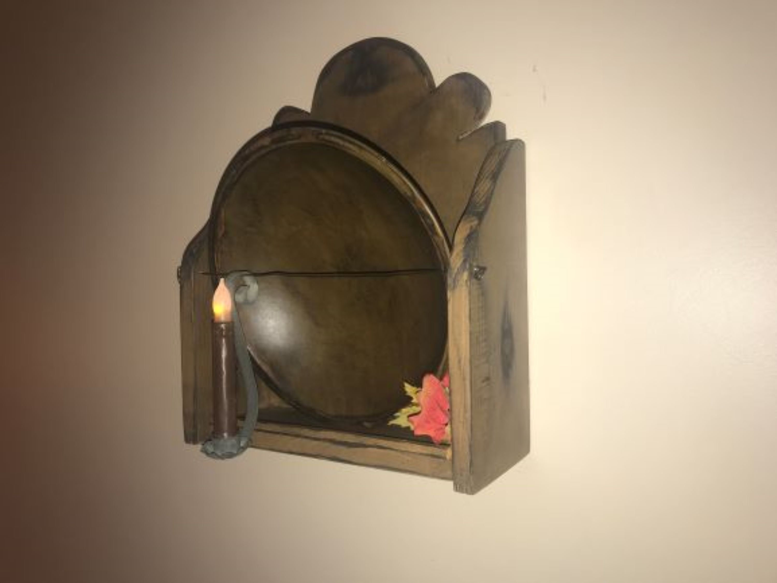 Colonial Bowl Rack Keep - Primitive Rustic Wood - Etsy