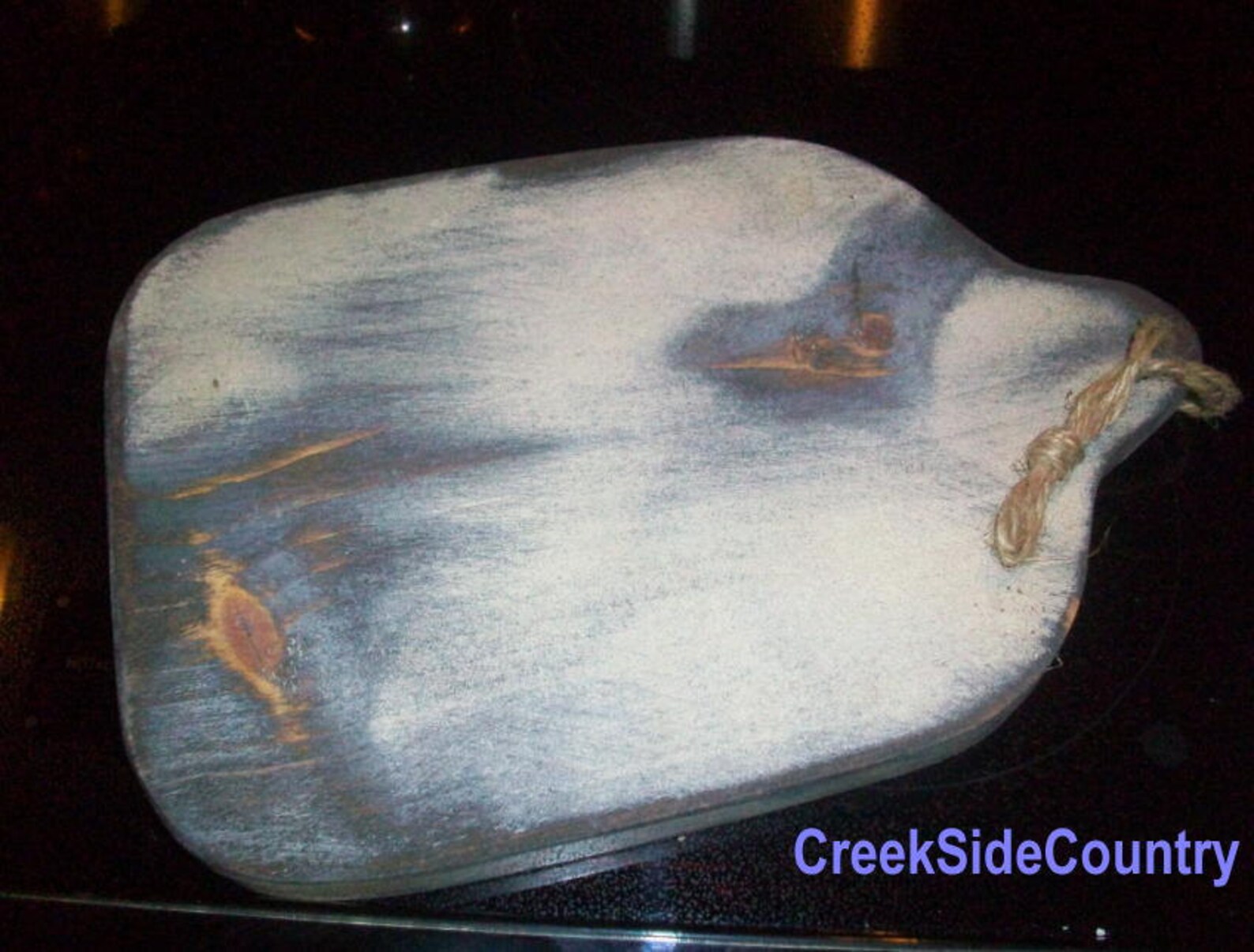 PRIMITIVE Grungy Wood Breadboard ANY COLOR - Etsy