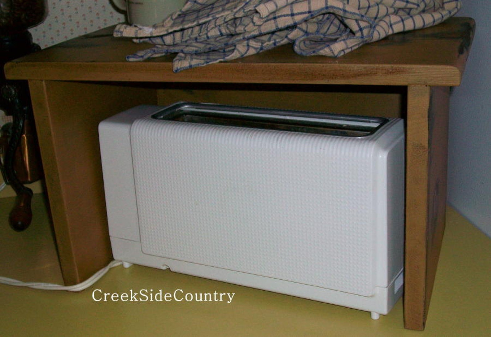 Primitive Wood Appliance Toaster Cover - 15" W X 9 3/4" D X 10" T - Etsy