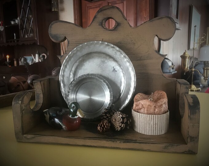 Handmade Bowl Rack Shelf in Your Choice of Color, Gift Idea, Gift for ...