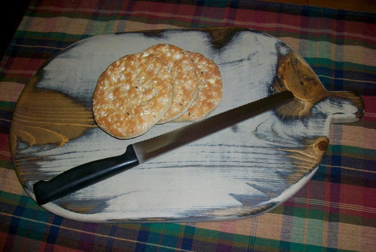 Primitive Large Wood Nubby Handle Breadboard ANY COLOR - Etsy