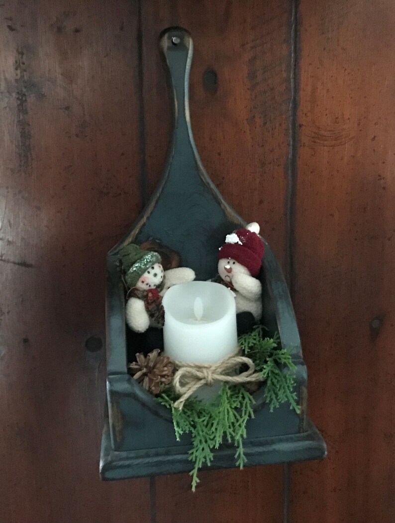 Primitive Wood Candle Box Sconce Flower Box - - Etsy