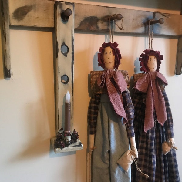 Primitive Peg Rack - Etsy