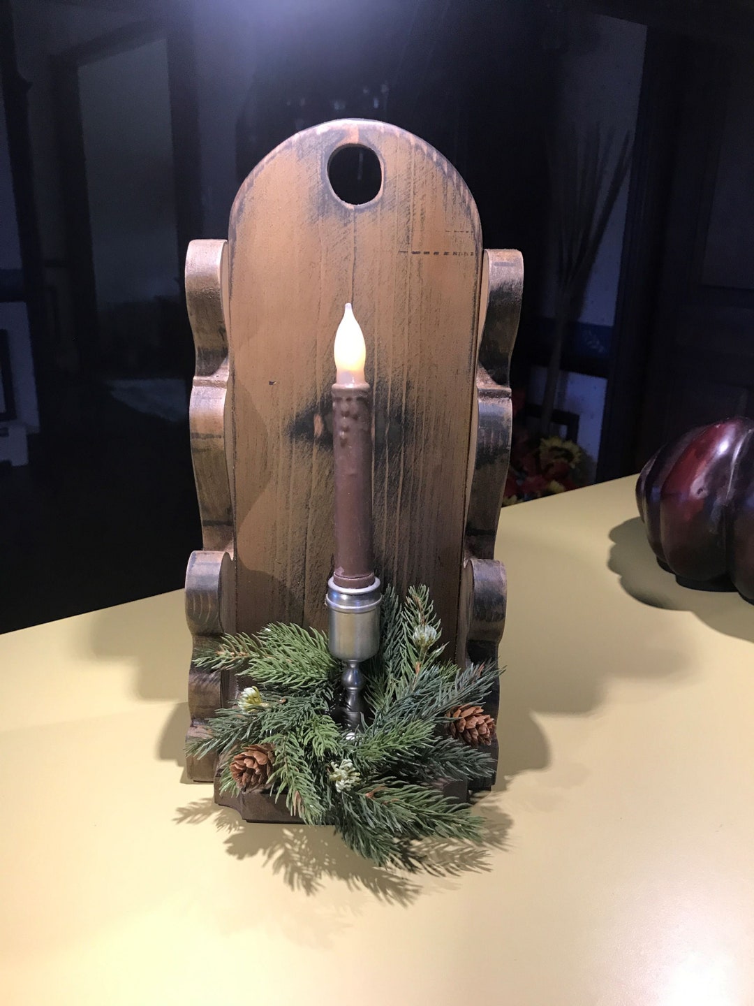 Candle Shelf Primitive Colonial 7 W X 4 3/4 D X 14 - Etsy