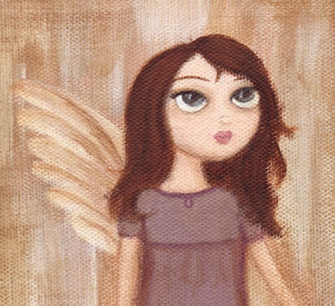 Angel With One Wing Art Print - Etsy