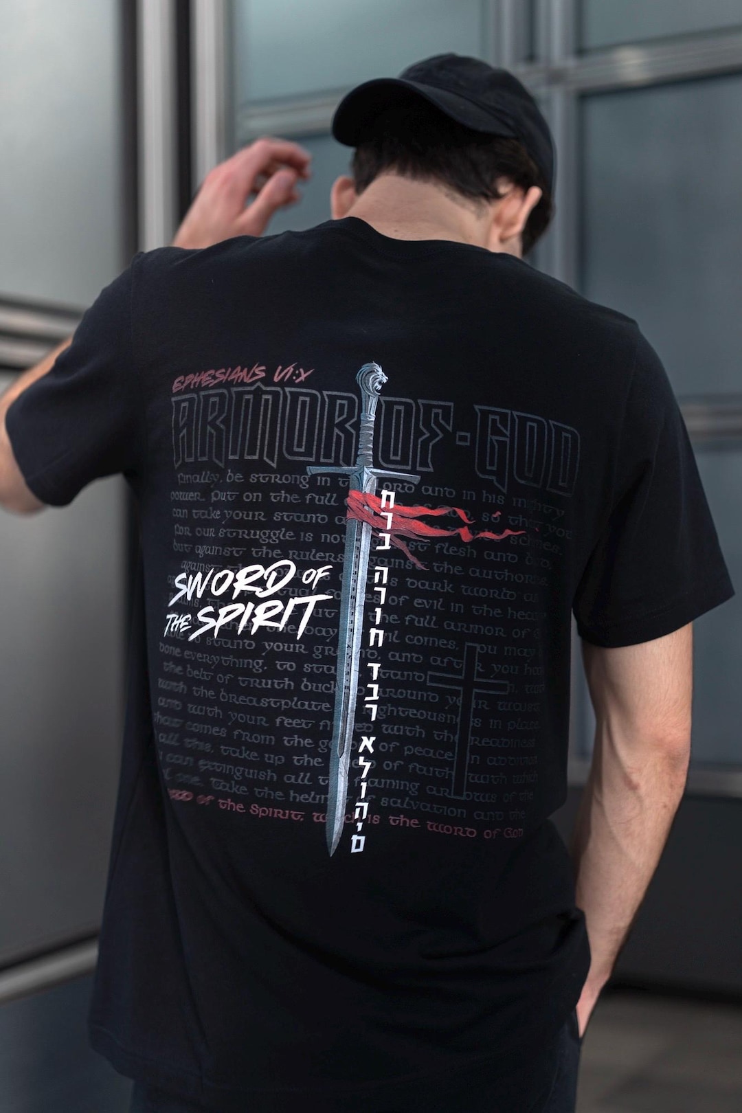 Armor of God Short Sleeve Shirt, Sword of the Spirit, Ephesians 6:10 ...