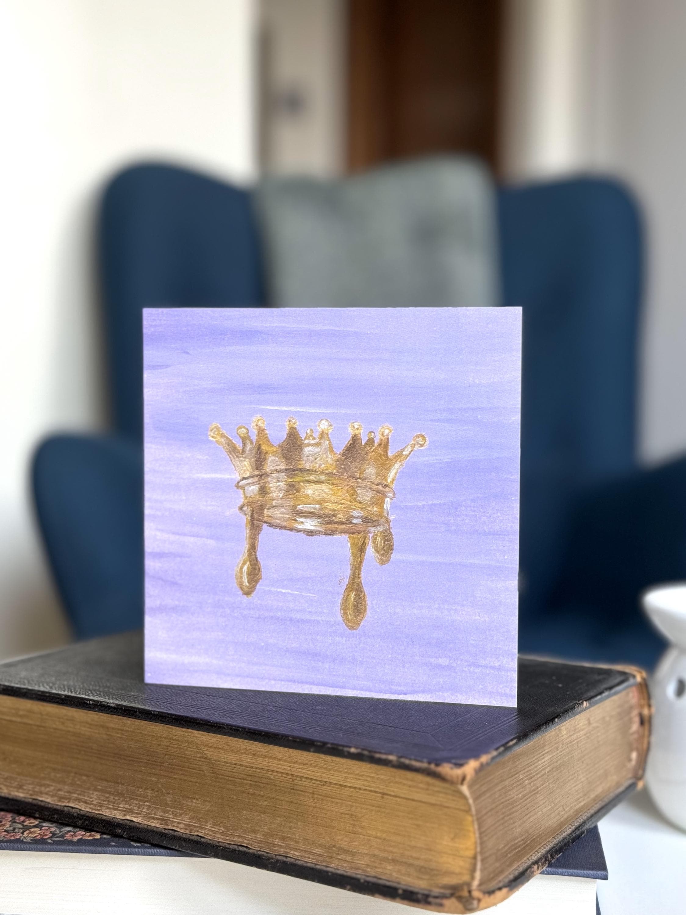 Greeting Card the Royal Anointing | Printed From Acrylic Painting ...
