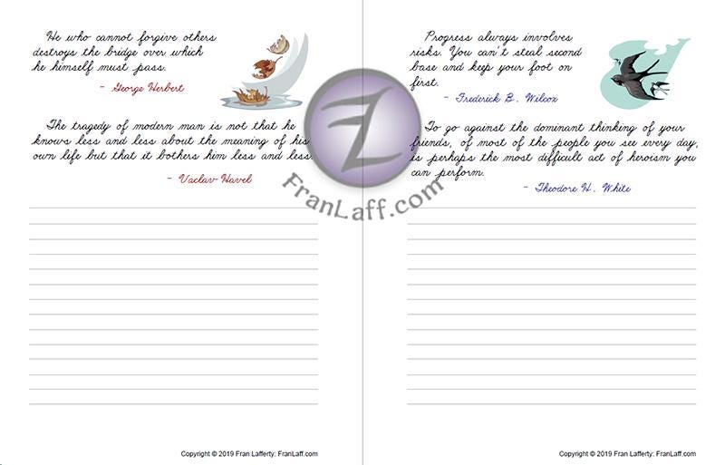 QUOTES & Scriptures in CURSIVE for Crafts or Handwriting Practice - Etsy