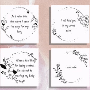 Printable Birth Affirmation Cards - Etsy