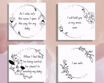 Printable Birth Affirmation Cards - Etsy