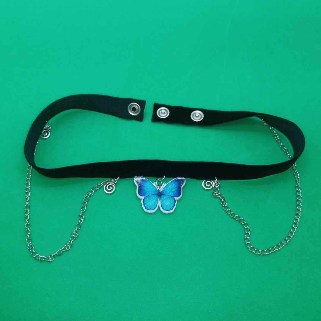 Life is Strange – Velvet Choker – Handcrafted Jewelry With Blue ...