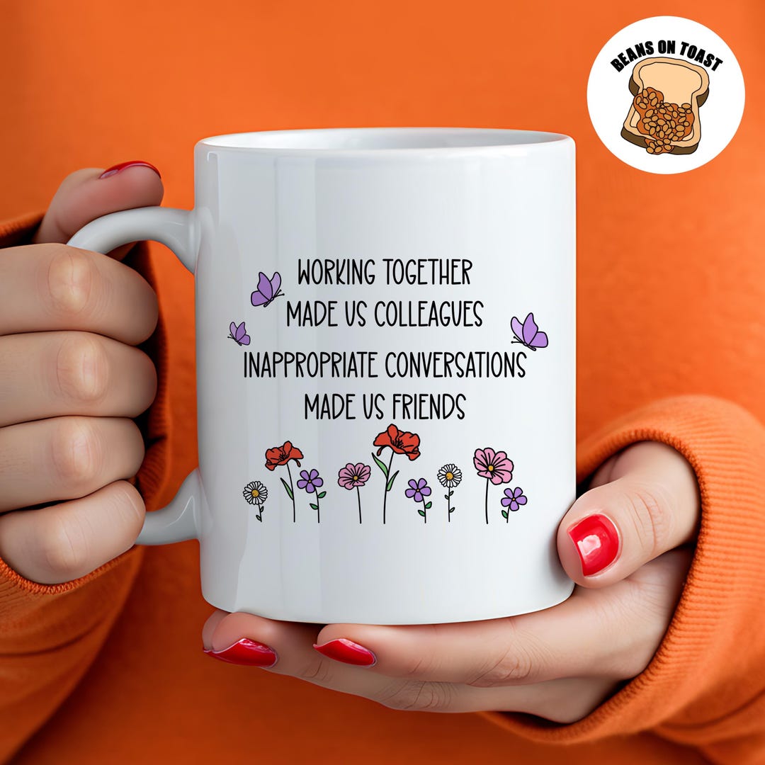 Work Bestie Best Friend Colleague Friendship, 11oz 15oz Mug, Workplace ...