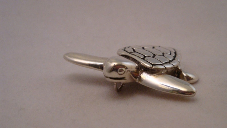 Sterling Silver Sea Turtle - Etsy