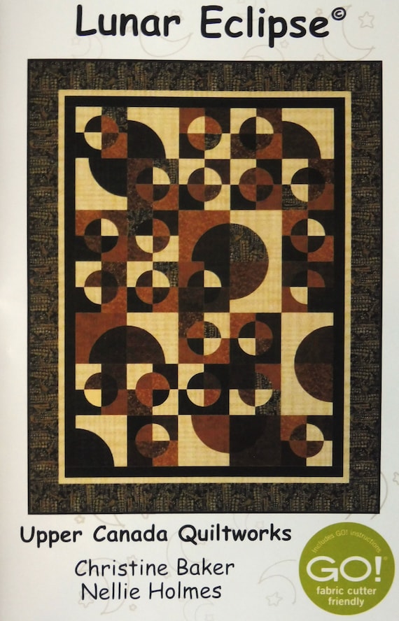 Quilt Pattern Lunar Eclipse by Upper Canada Quiltworks | Etsy