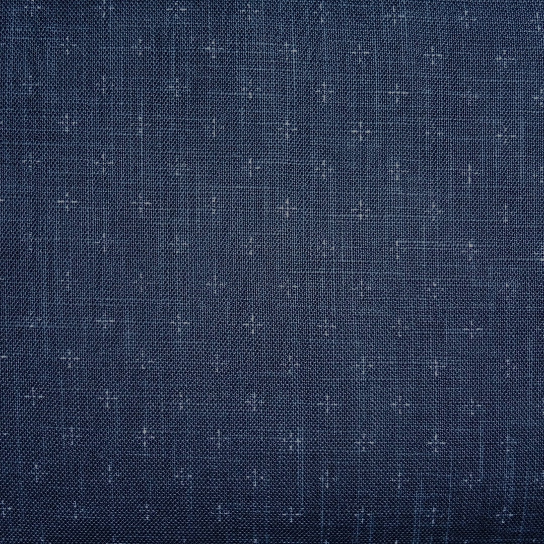 Japanese Cotton Print Textured Fabric 1/2 Yard of Blue - Etsy