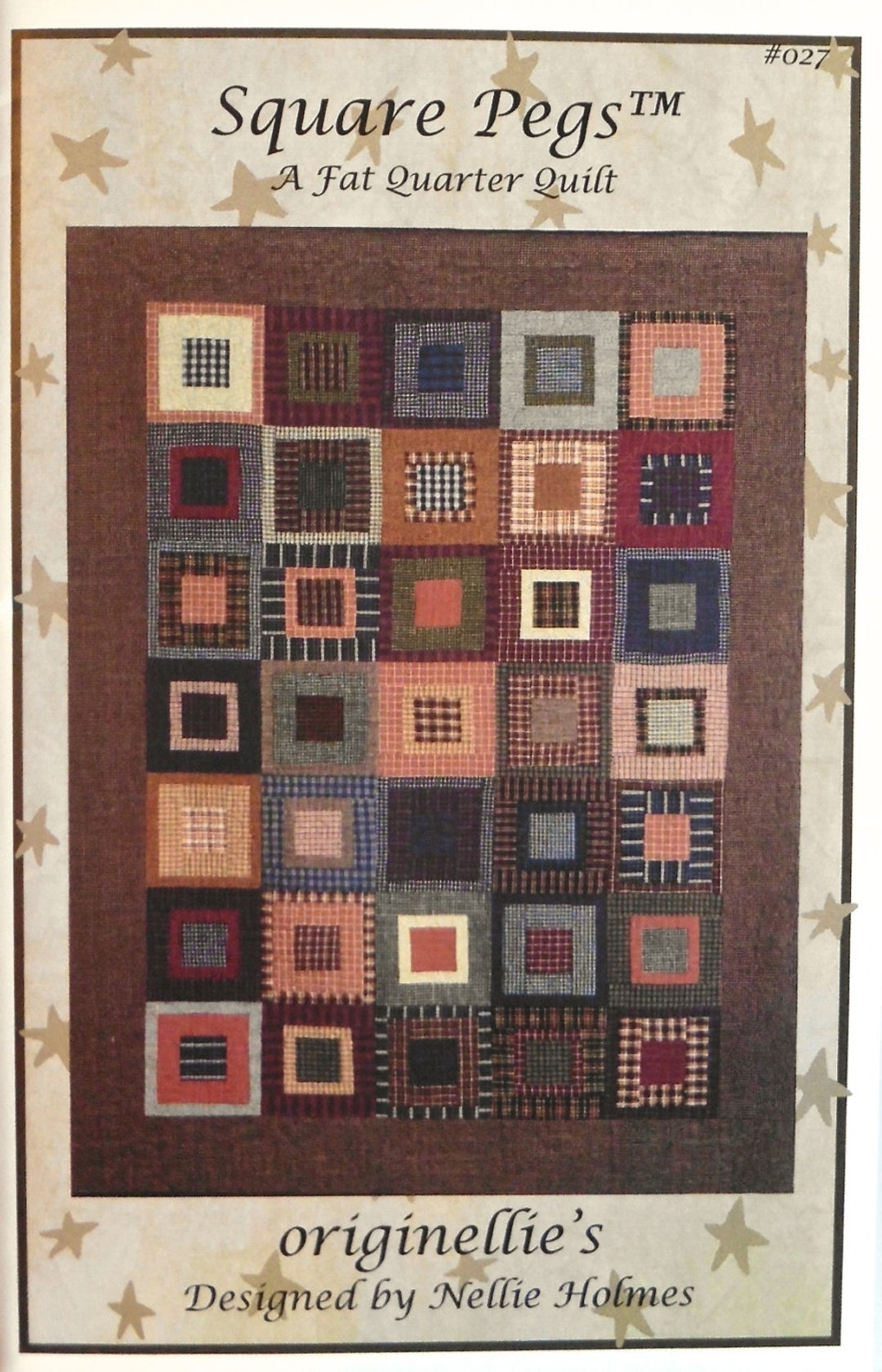 Quilt Pattern - Square Pegs by Originellie's - Etsy