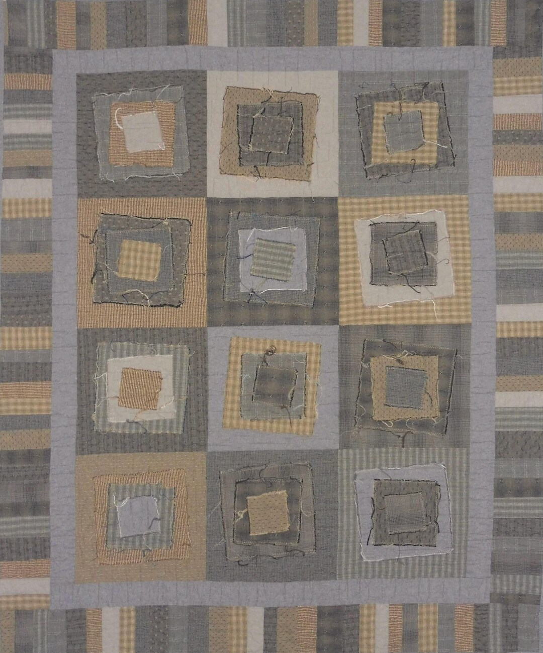 Patchwork Quilt - Tilt-a-square - Etsy