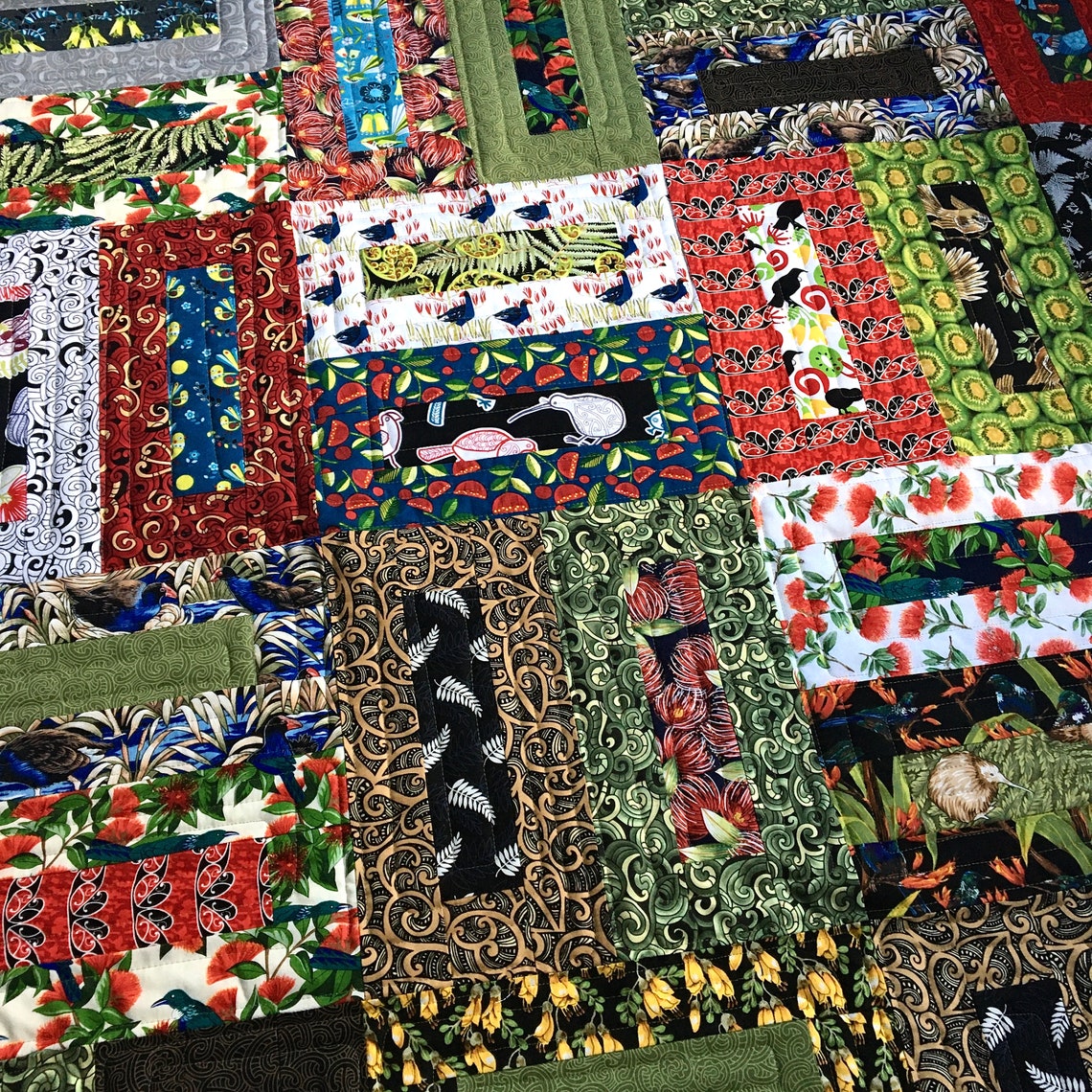 Quilt Pattern Batik Bricks by Upper Canada Quiltworks - Etsy