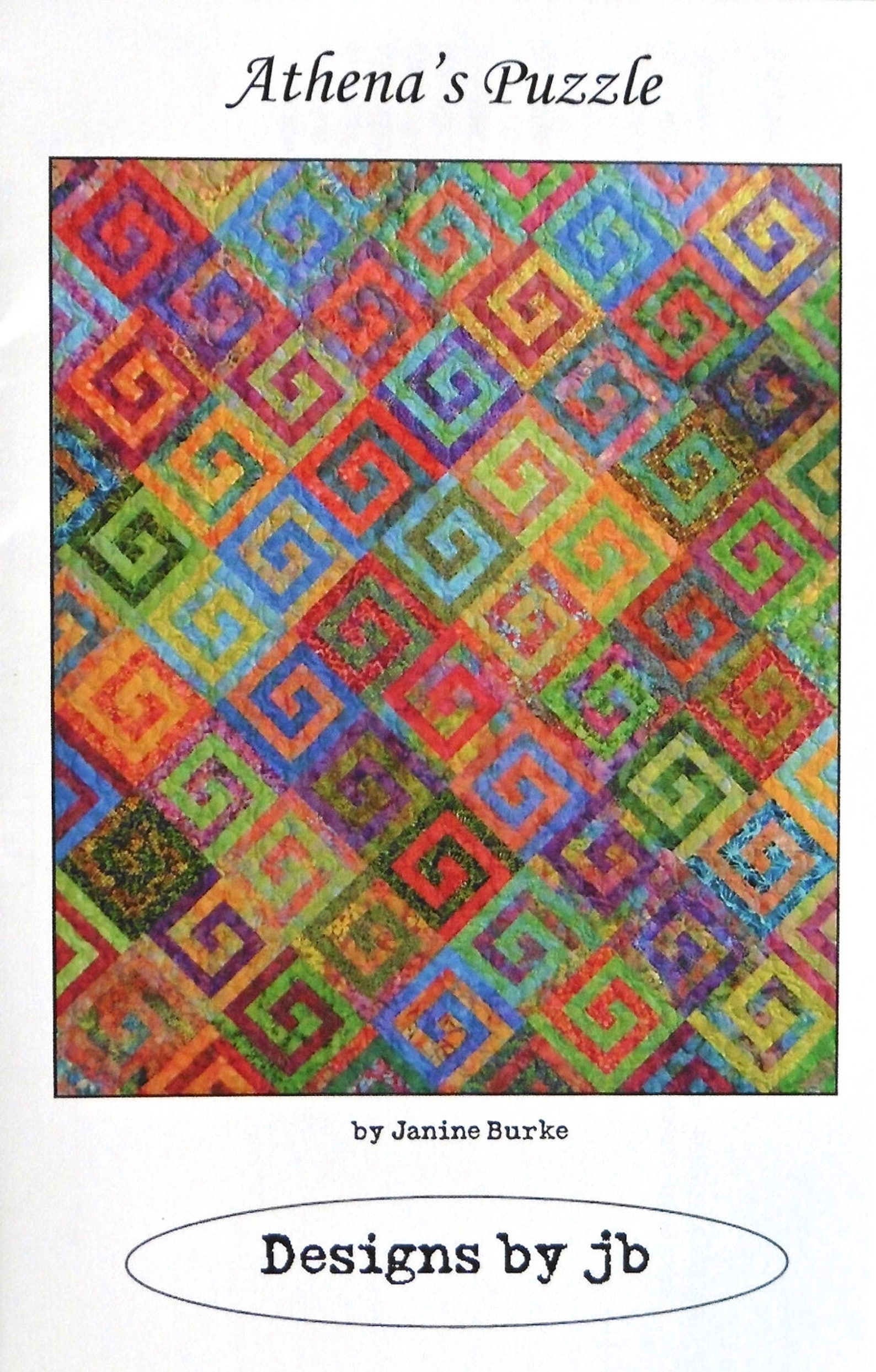 Quilt Pattern - Athena's Puzzle by Designs by Jb - Etsy