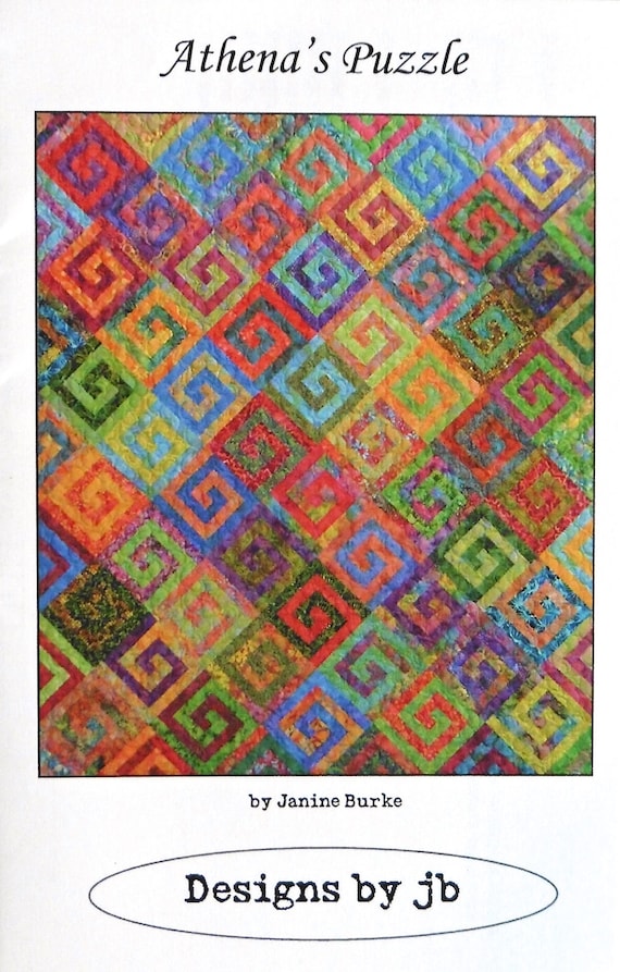 Quilt Pattern Athena's Puzzle by Designs by Jb - Etsy