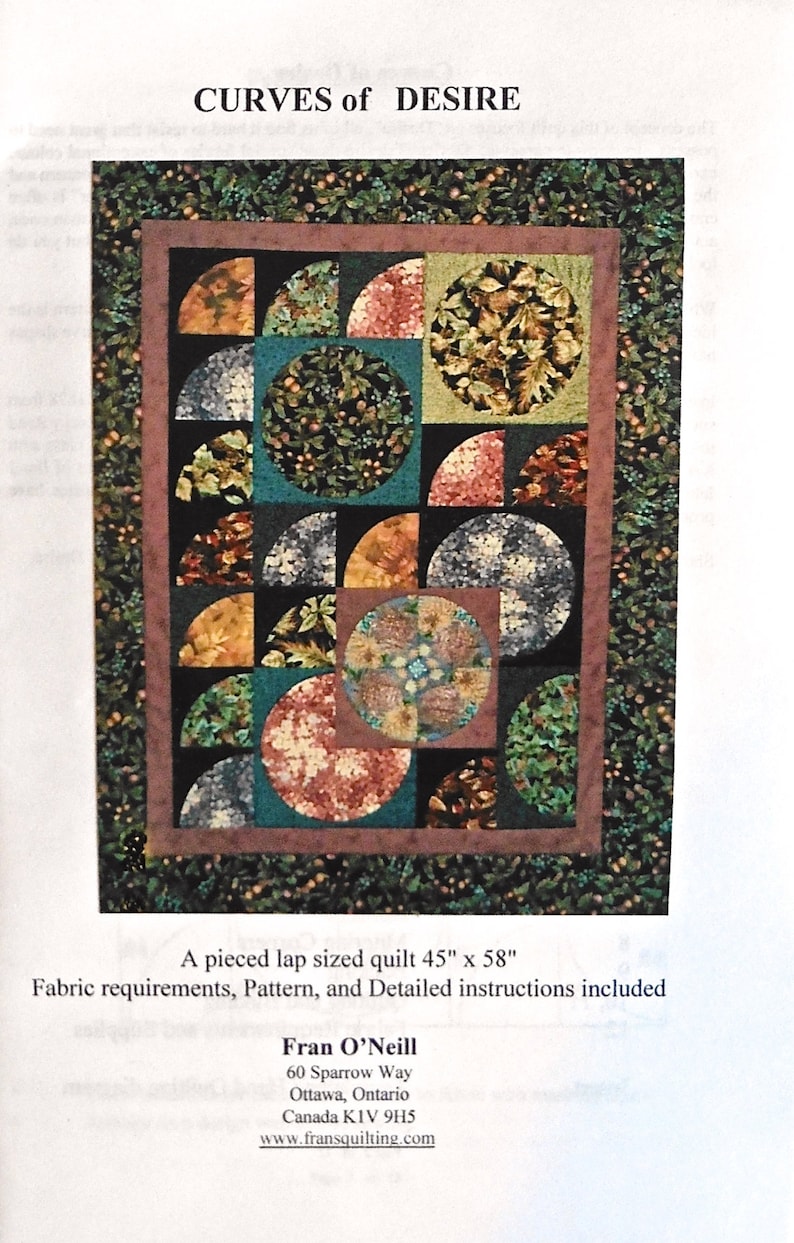 Patchwork Quilt - Curves of Desire - Etsy