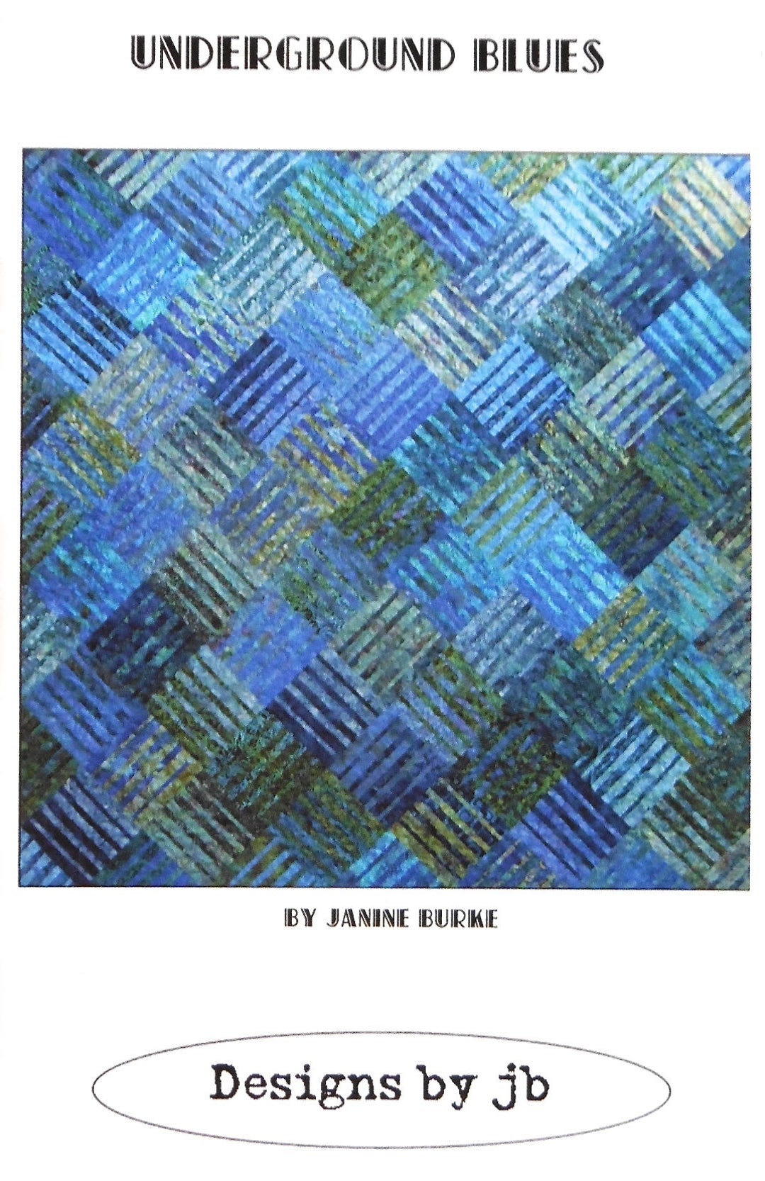 Quilt Pattern - Underground Blues by Designs by Jb - Etsy