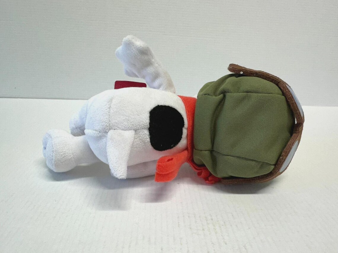 Peanuts® Snoopy Aviator Plush 8x4" Stuffed Toy With Red Scarf and Pilot ...