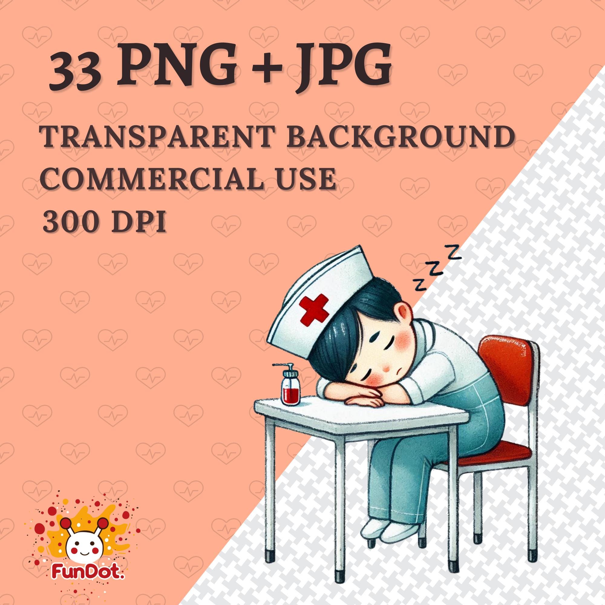 33 Medical Nurse Doctor Clipart PNG Bundle - Watercolor Hospital ...
